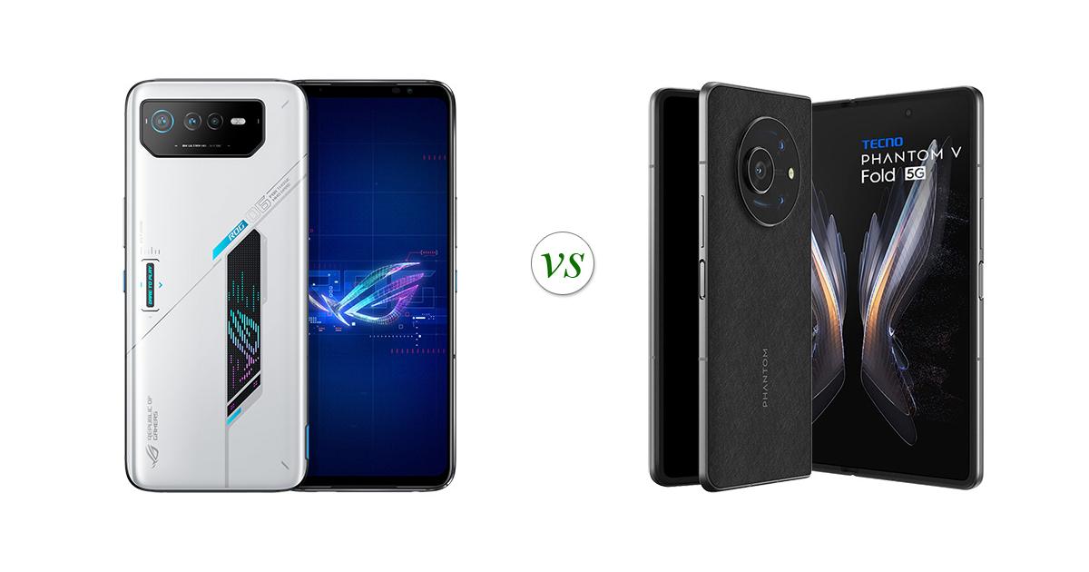 ASUS ROG Phone 6 vs TECNO PHANTOM V Fold: Side by Side Specs Comparison