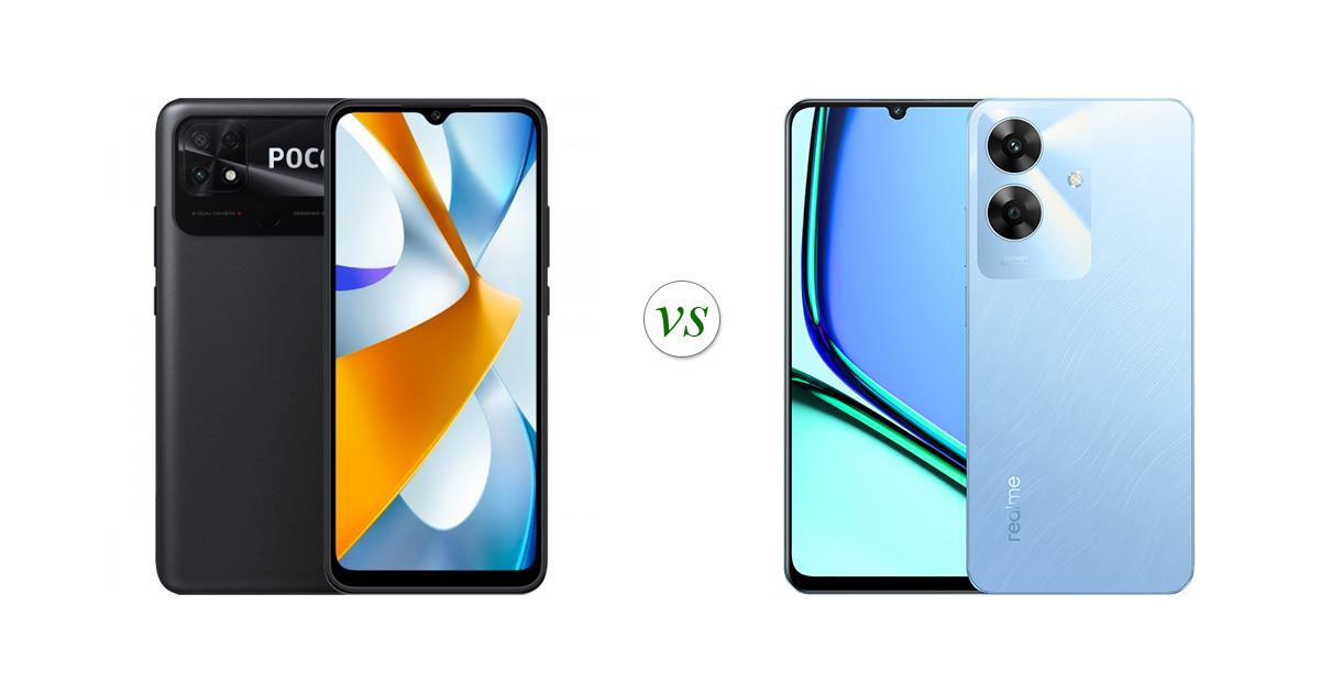 POCO C40 vs realme Note 60: Side by Side Specs Comparison