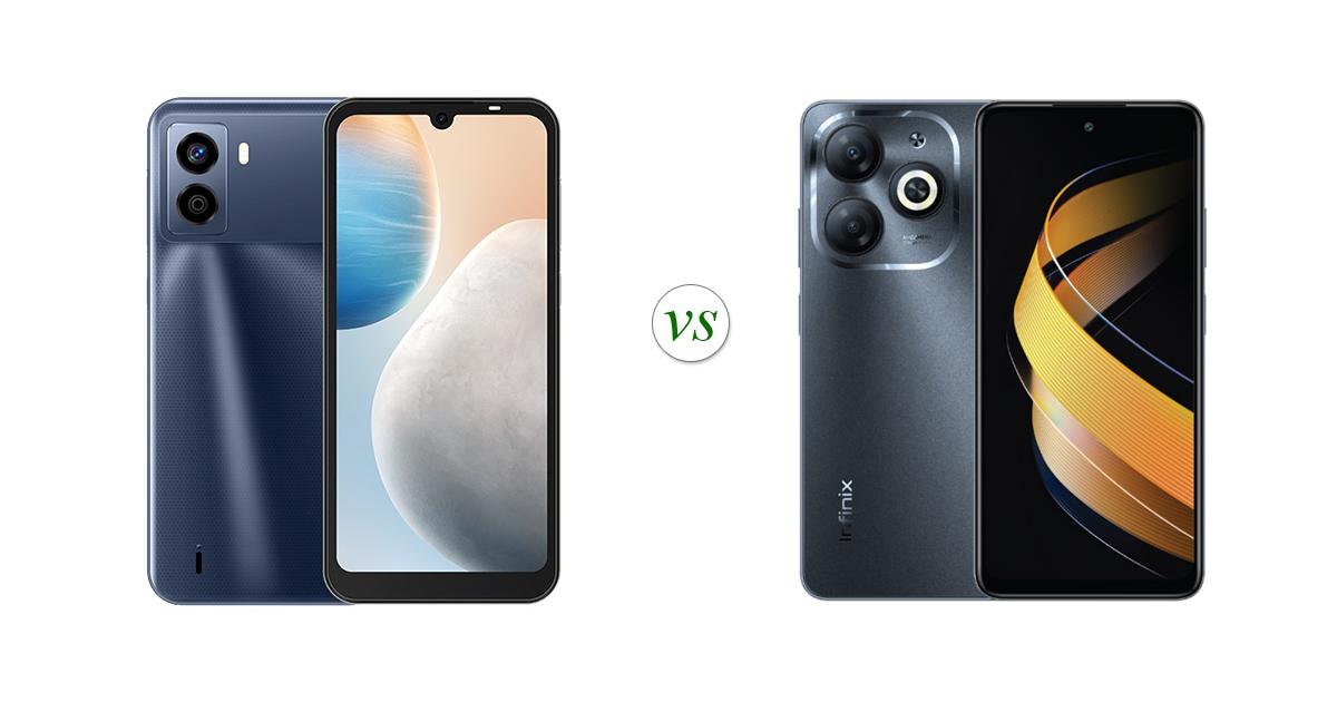 TECNO POP 6 vs Infinix SMART 8: Side by Side Specs Comparison