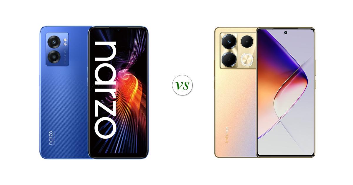 narzo 50 5G vs Infinix NOTE 40: Side by Side Specs Comparison