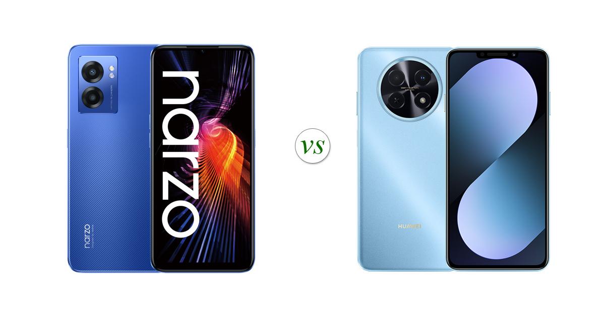 narzo 50 5G vs HUAWEI nova 14i: Side by Side Specs Comparison