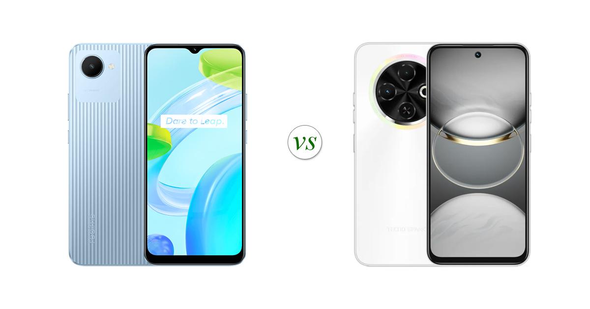 realme C30 vs TECNO SPARK 30C: Side by Side Specs Comparison