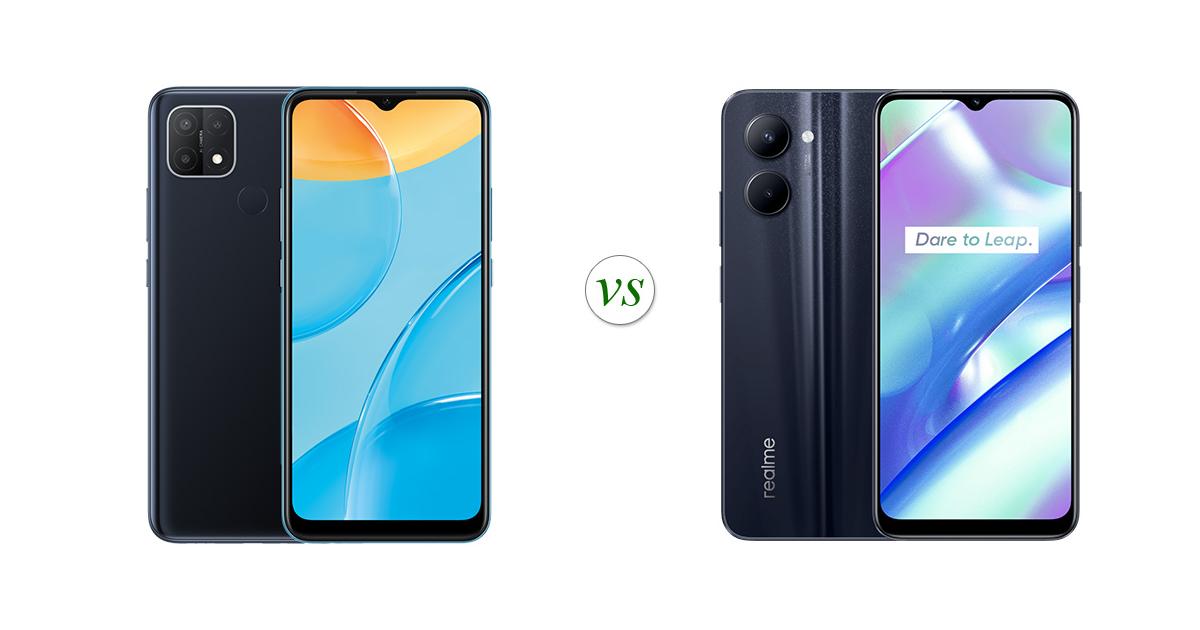 OPPO A15 vs realme C33: Side by Side Specs Comparison