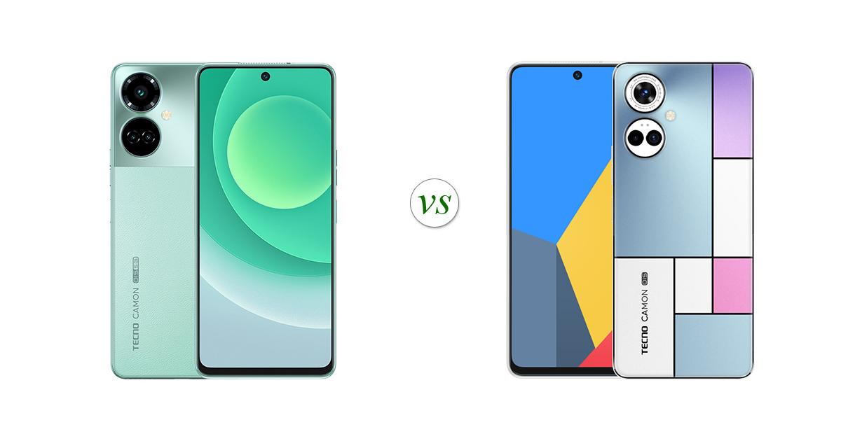 TECNO Camon 19 Pro 5G vs TECNO Camon 19 Pro: Side by Side Specs Comparison