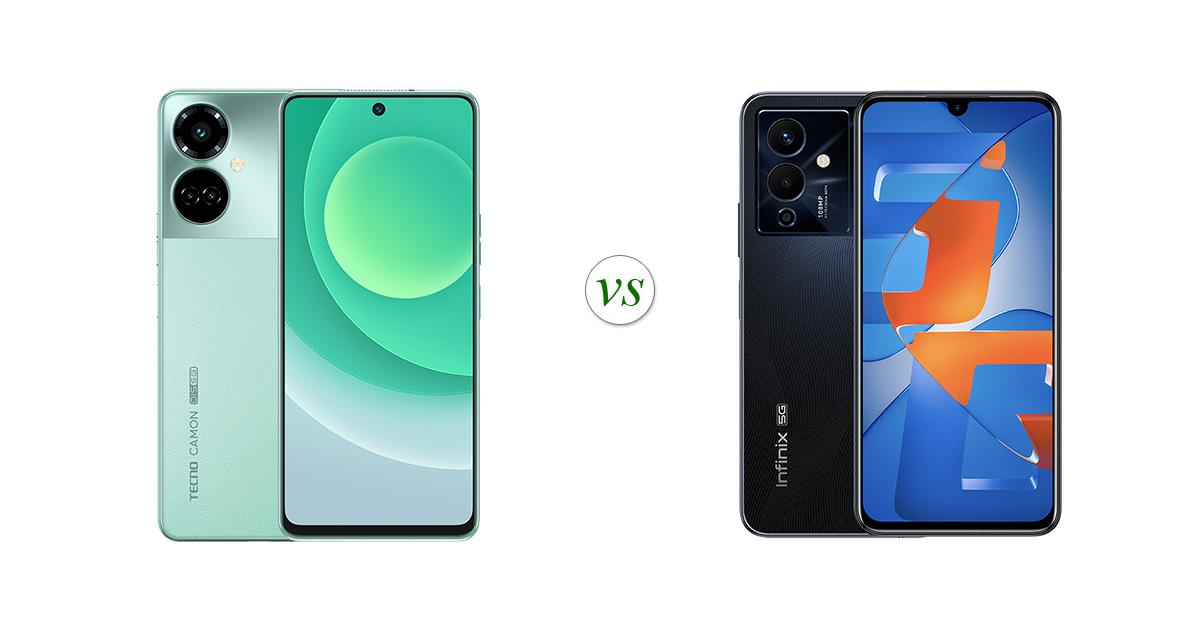 TECNO Camon 19 Pro 5G vs Infinix Note 12 PRO 5G: Side by Side Specs ...