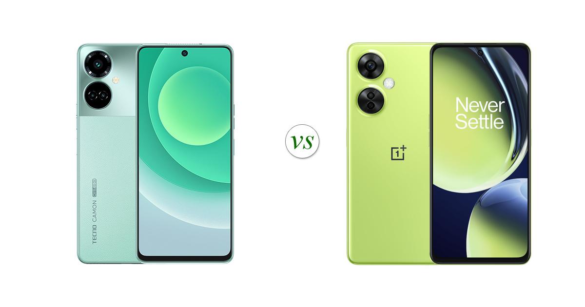 TECNO Camon 19 Pro 5G vs OnePlus Nord CE 3 Lite 5G: Side by Side Specs ...