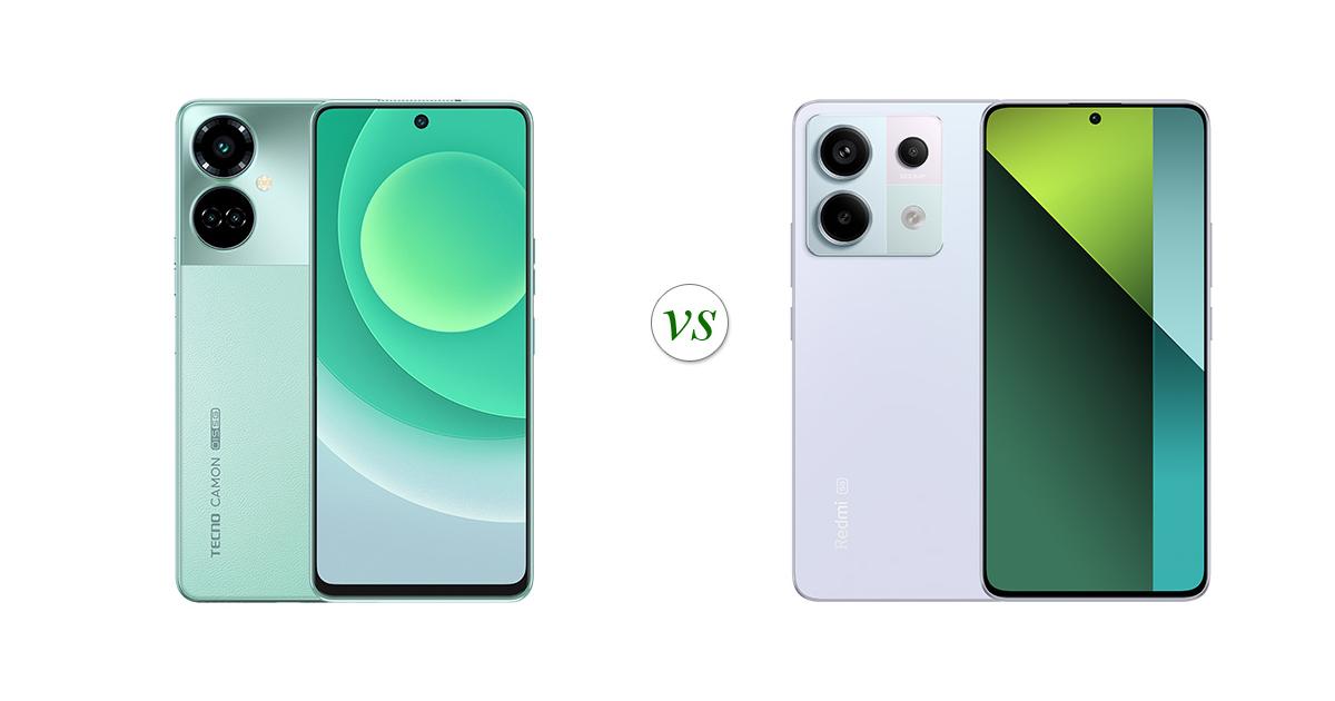 TECNO Camon 19 Pro 5G vs Redmi Note 13 Pro 5G: Side by Side Specs ...