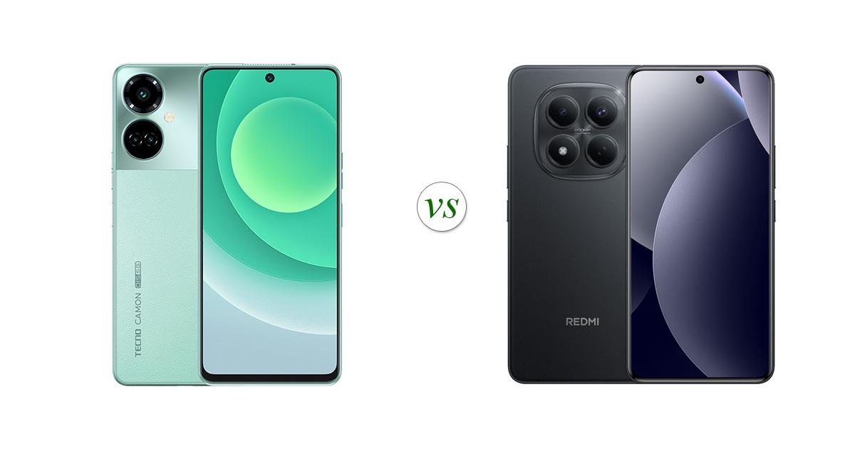 TECNO Camon 19 Pro 5G vs Redmi Note 15 Pro: Side by Side Specs Comparison