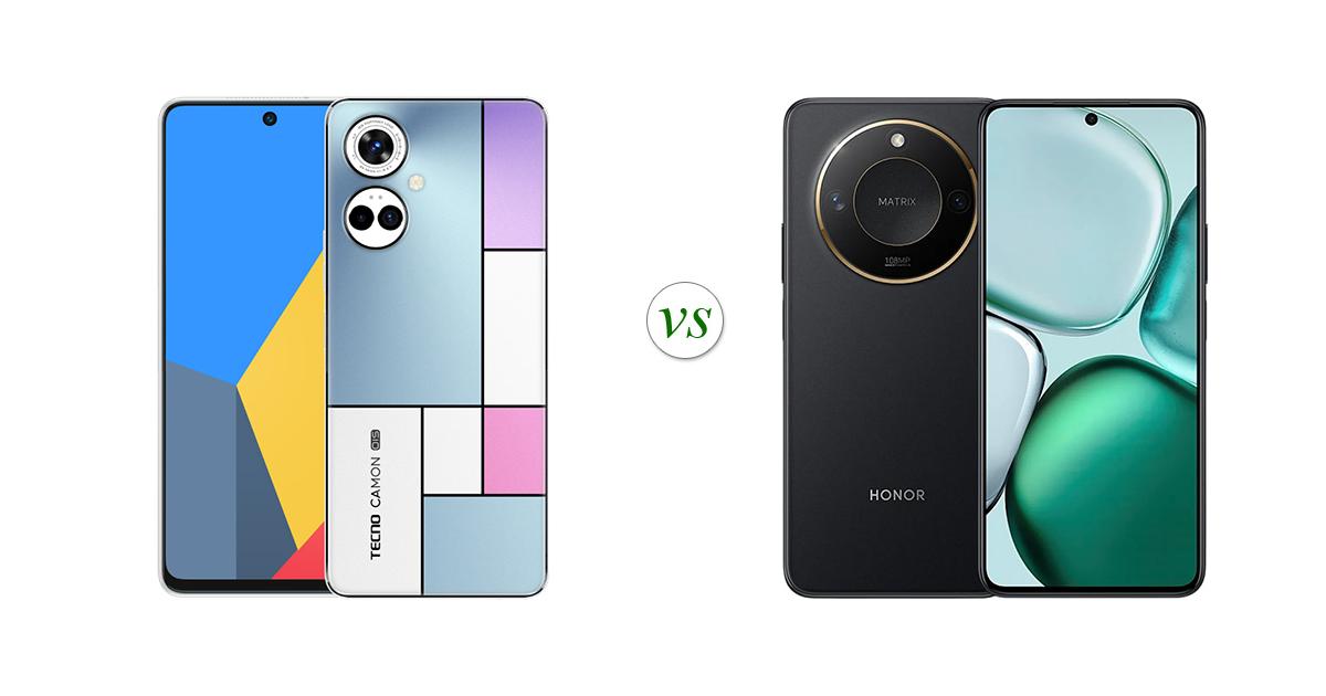 TECNO Camon 19 Pro vs HONOR X9c Smart 5G: Side by Side Specs Comparison