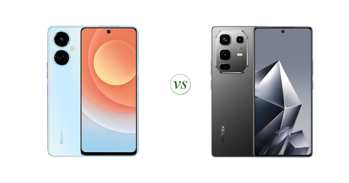 TECNO Camon 19 vs Infinix NOTE 50: Side by Side Specs Comparison