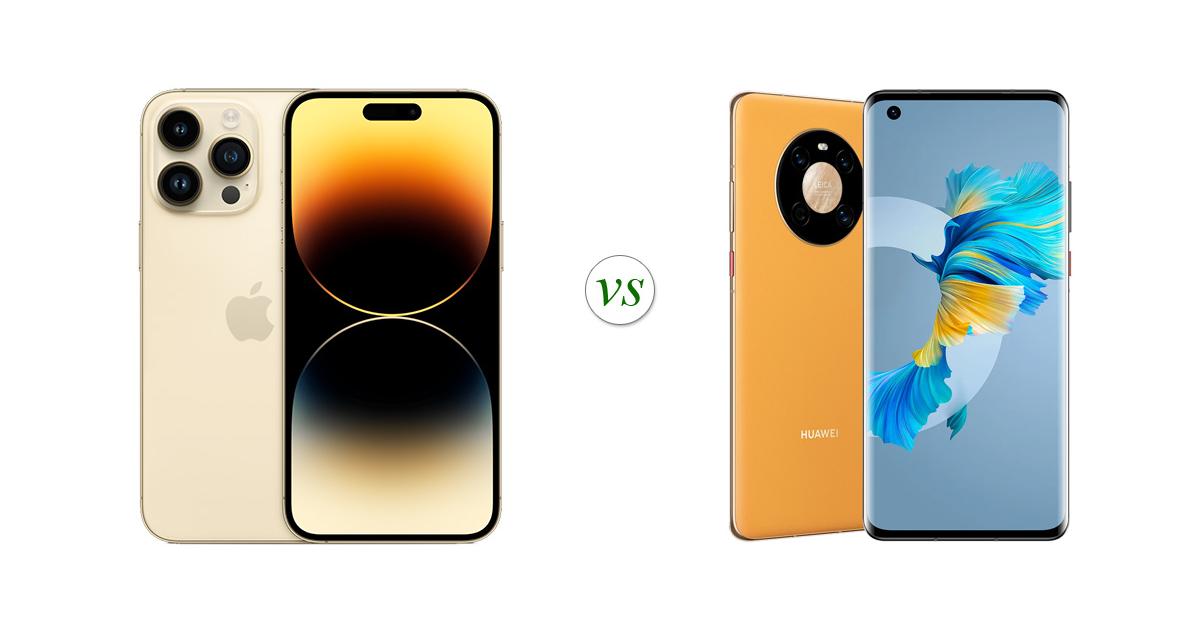 Apple iPhone 14 Pro Max vs Huawei Mate 40: Side by Side Specs Comparison