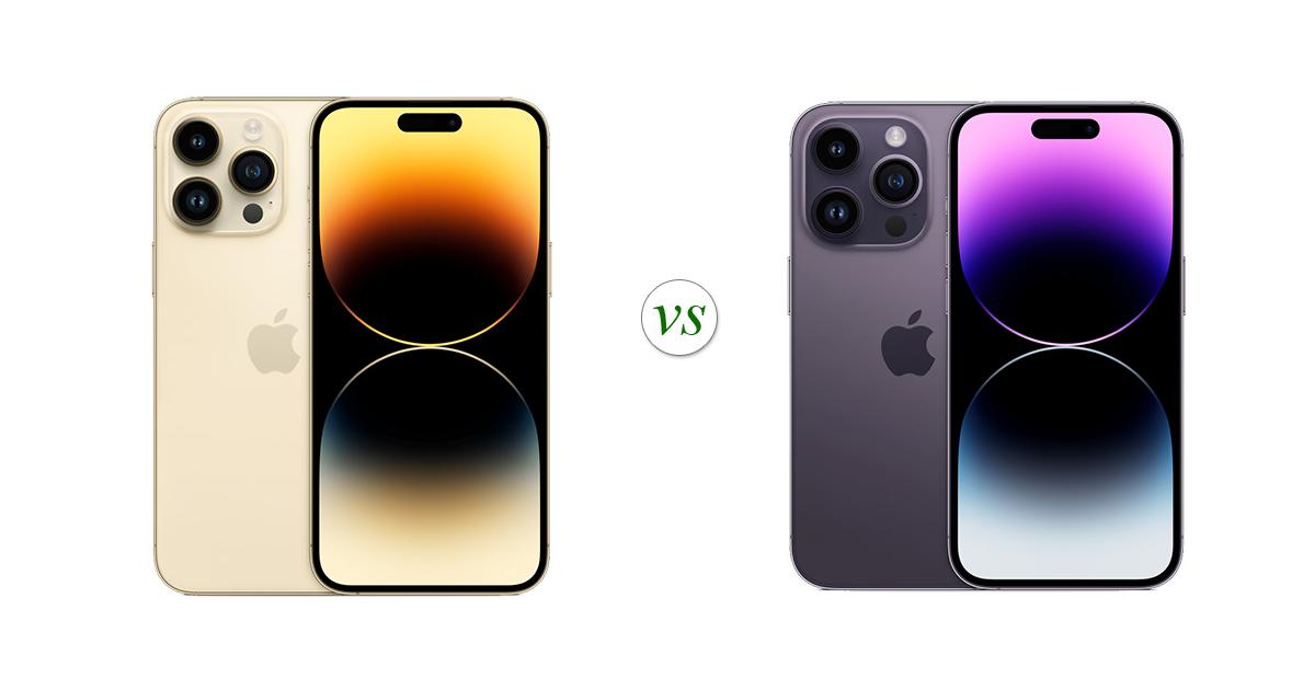 Apple iPhone 14 Pro Max vs Apple iPhone 14 Pro: Side by Side Specs ...