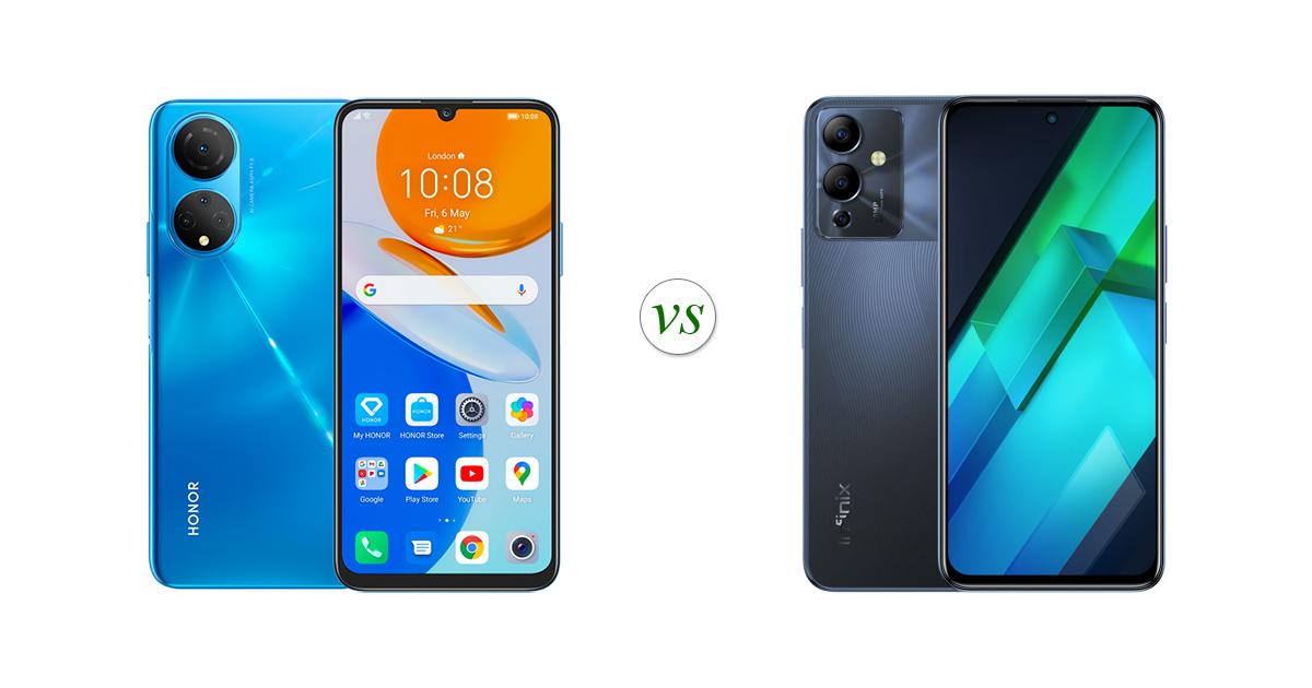 HONOR X7 vs Infinix Note 12: Side by Side Specs Comparison