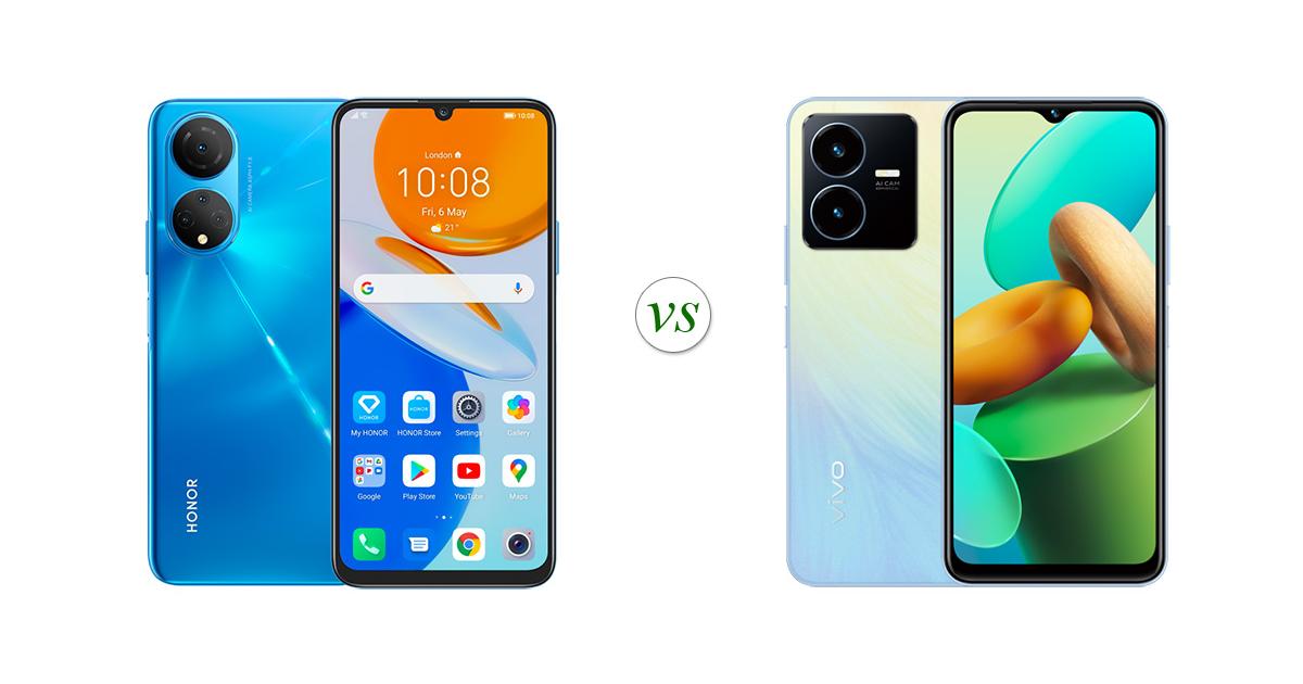 Honor X7 Vs Vivo Y22s Side By Side Specs Comparison