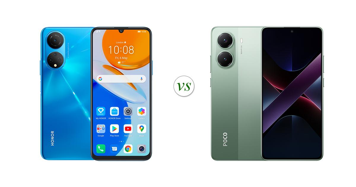 HONOR X7 vs POCO X7 Pro: Side by Side Specs Comparison