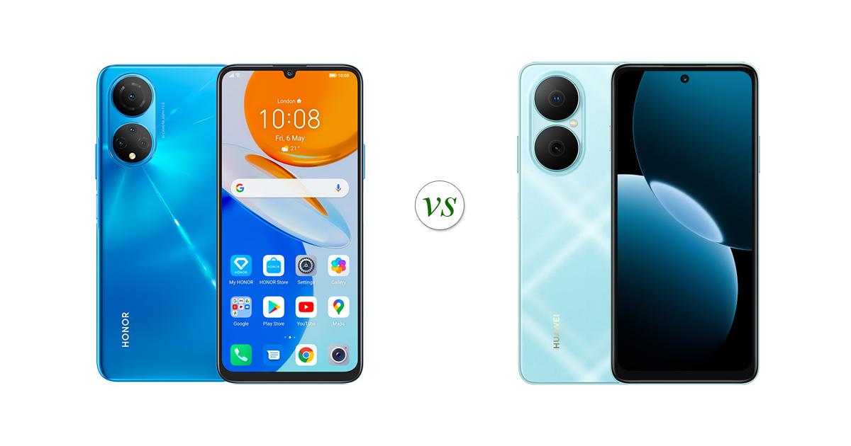 HONOR X7 vs HUAWEI nova Y73: Side by Side Specs Comparison