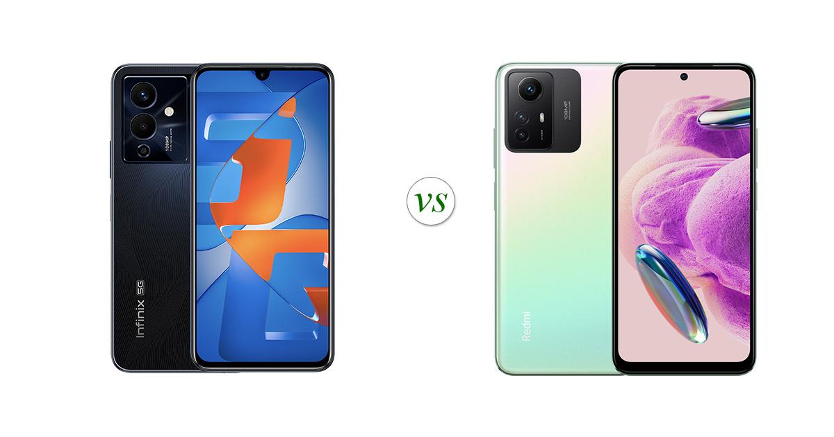 Infinix Note 12 PRO 5G vs Xiaomi Redmi Note 12S: Side by Side Specs Comparison