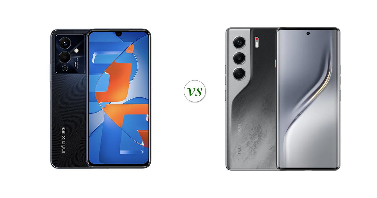 Infinix Note 12 PRO 5G vs TECNO CAMON 40 Pro 5G: Side by Side Specs Comparison