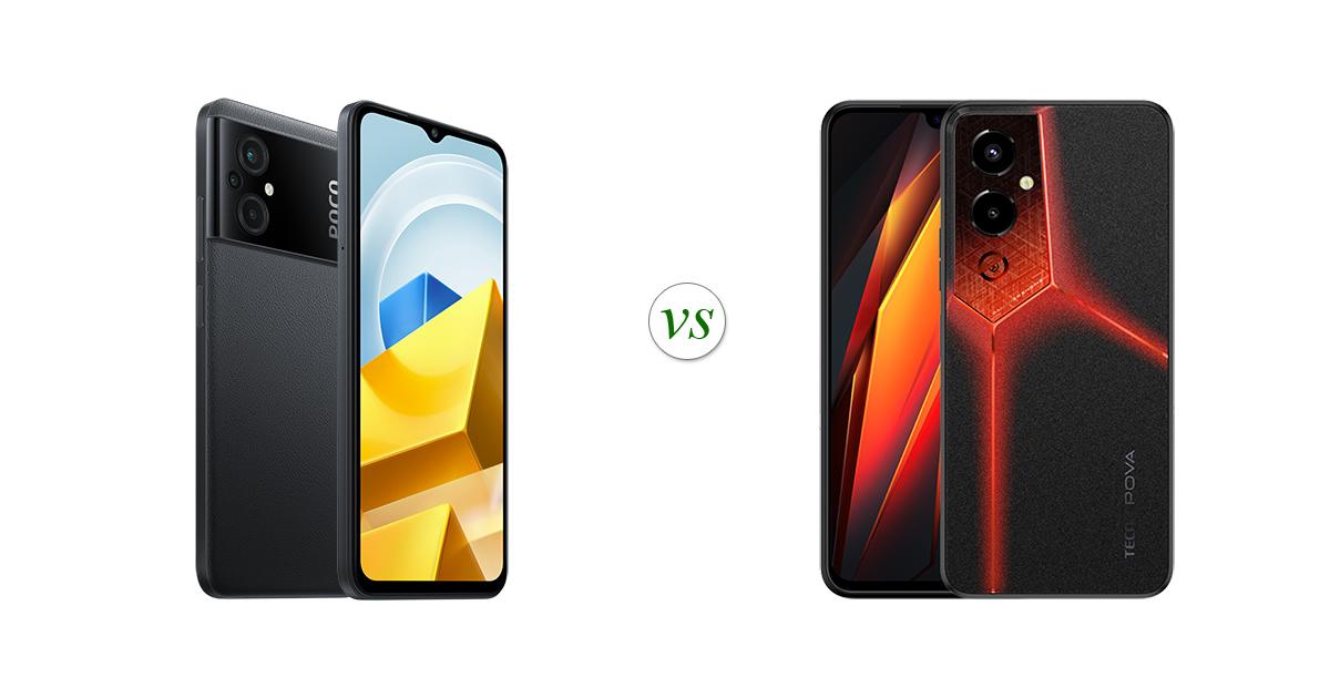 POCO M5 vs TECNO POVA 4 Pro: Side by Side Specs Comparison