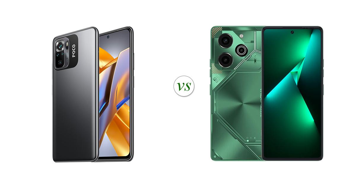 POCO M5s vs TECNO POVA 6 Pro 5G: Side by Side Specs Comparison