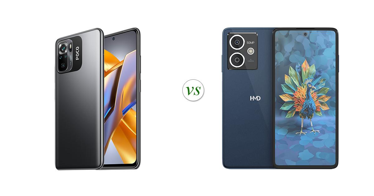POCO M5s vs HMD Crest 5G: Side by Side Specs Comparison