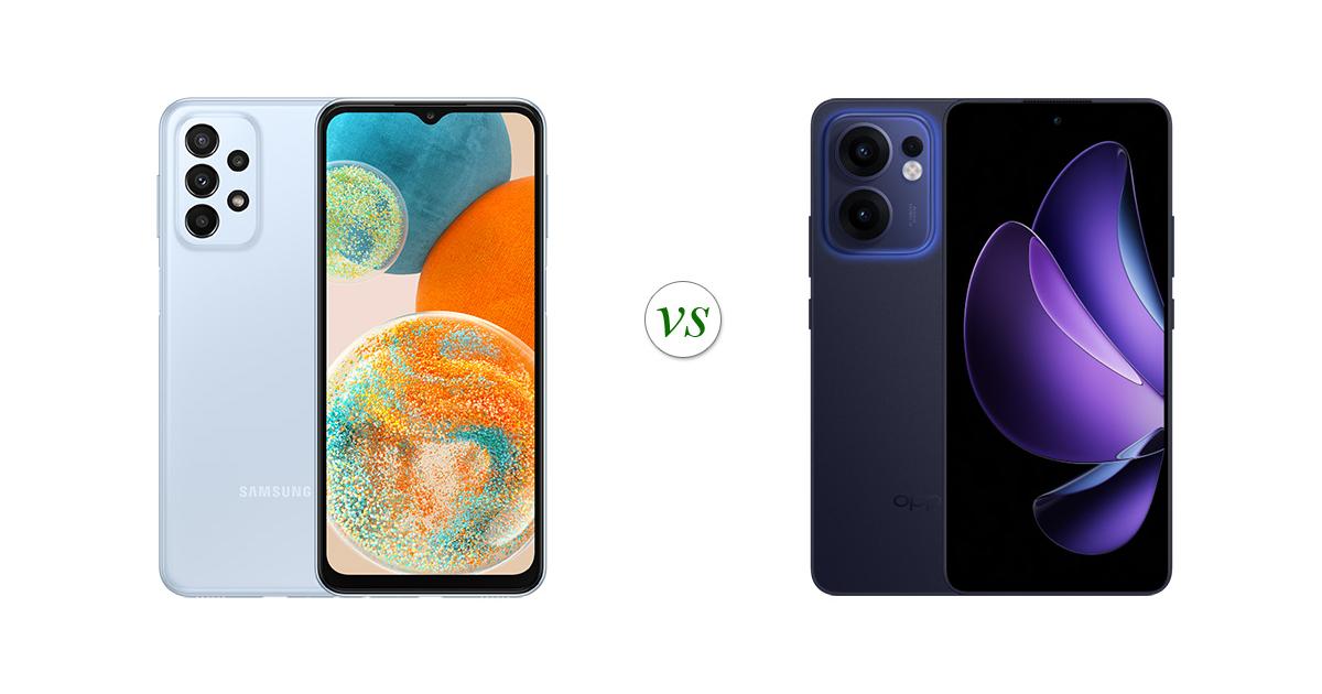 Samsung Galaxy A23 5G vs OPPO Reno13 F 5G: Side by Side Specs Comparison