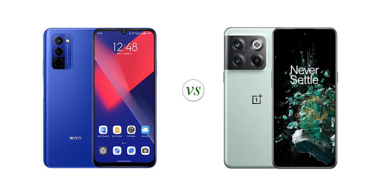 WIKO 10 vs OnePlus 10T: Side by Side Specs Comparison