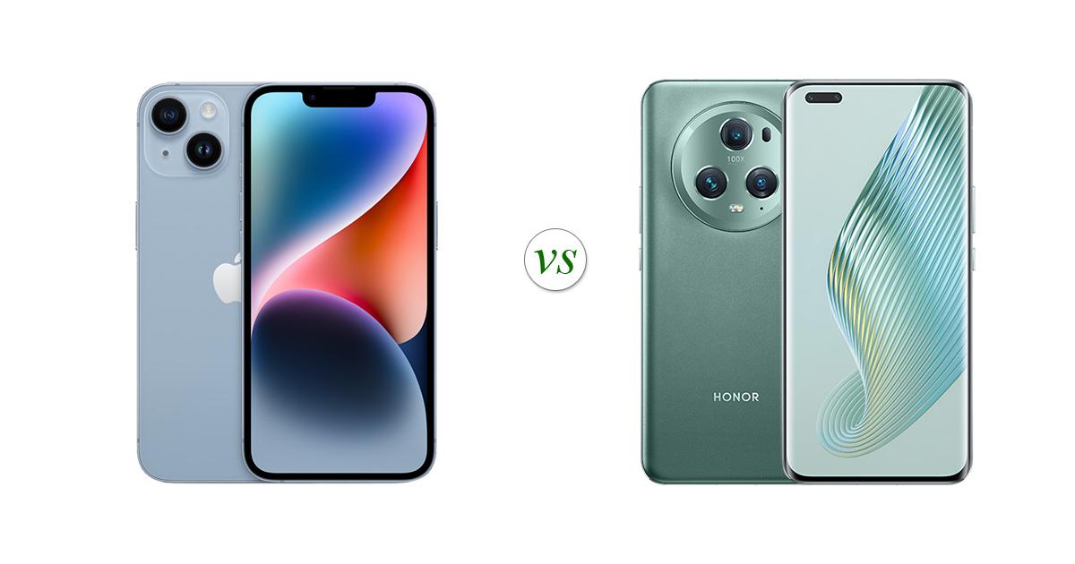 Apple iPhone 14 vs HONOR Magic5 Pro: Side by Side Specs Comparison