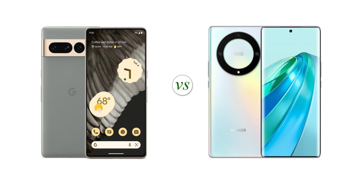 Google Pixel 7 Pro Vs Honor X9a 5g Side By Side Specs Comparison