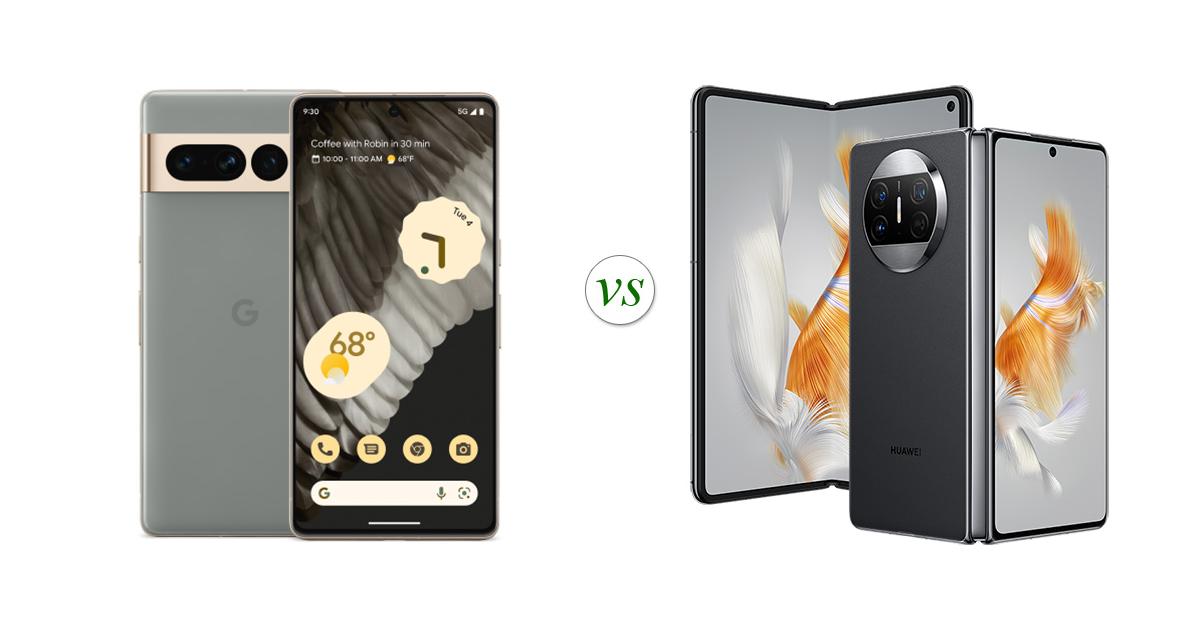 Google Pixel 7 Pro vs HUAWEI Mate X3: Side by Side Specs Comparison