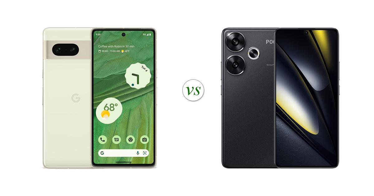 Google Pixel 7 vs POCO F6: Side by Side Specs Comparison
