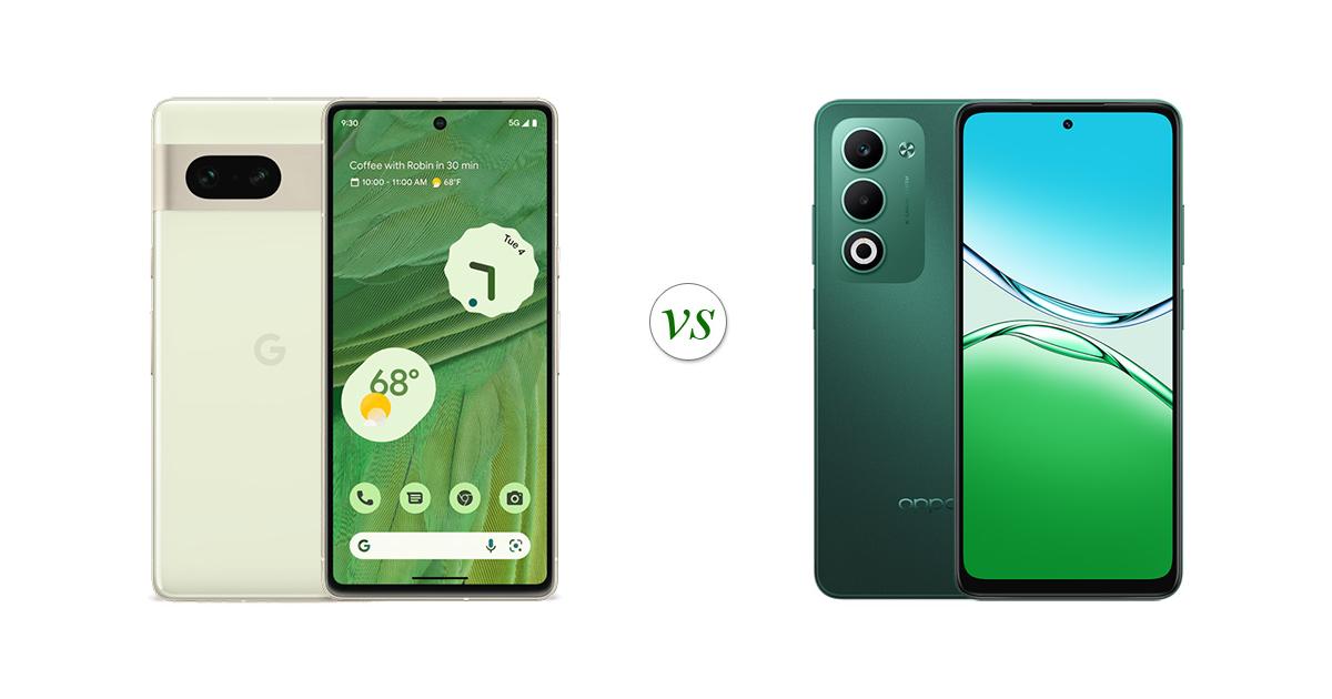 Google Pixel 7 vs OPPO A5: Side by Side Specs Comparison