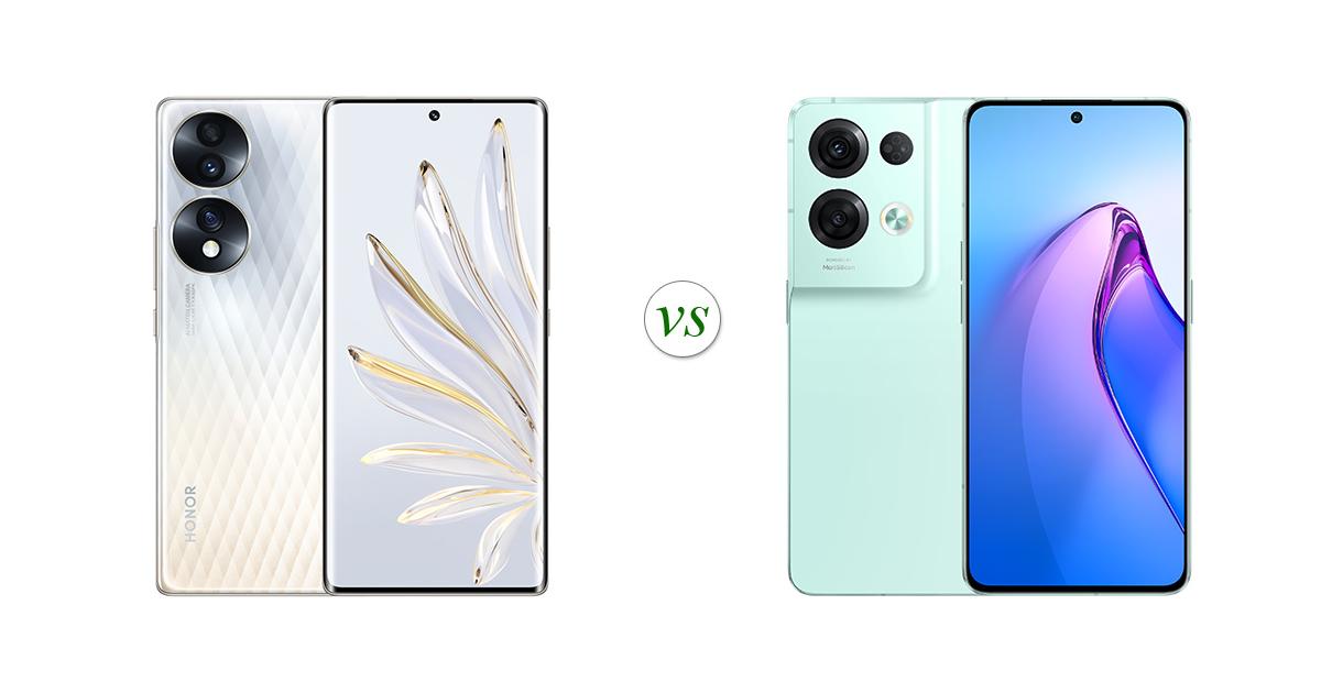 HONOR 70 5G vs OPPO Reno8 Pro 5G: Side by Side Specs Comparison
