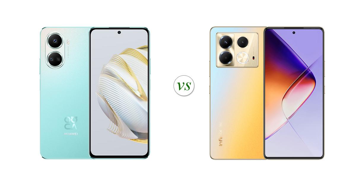 Huawei nova 10 SE vs Infinix NOTE 40 5G: Side by Side Specs Comparison