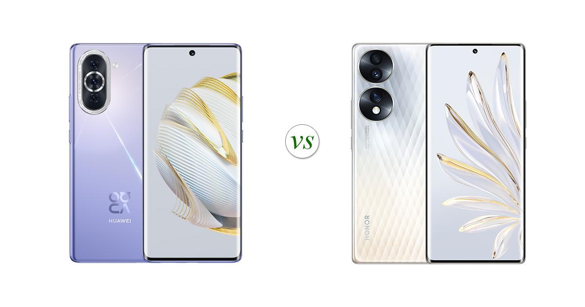 Huawei nova 10 vs HONOR 70 5G: Side by Side Specs Comparison