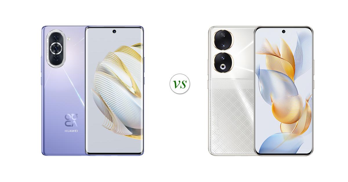 Huawei nova 10 vs HONOR 90 5G: Side by Side Specs Comparison