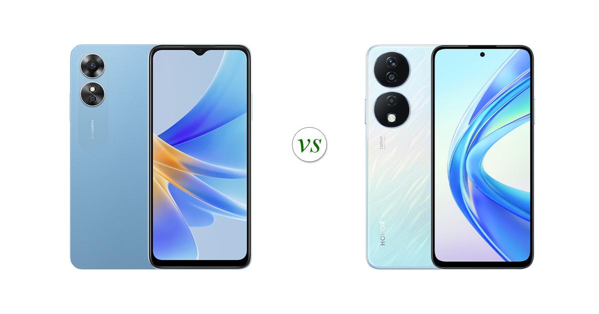 OPPO A17 vs HONOR X7b: Side by Side Specs Comparison