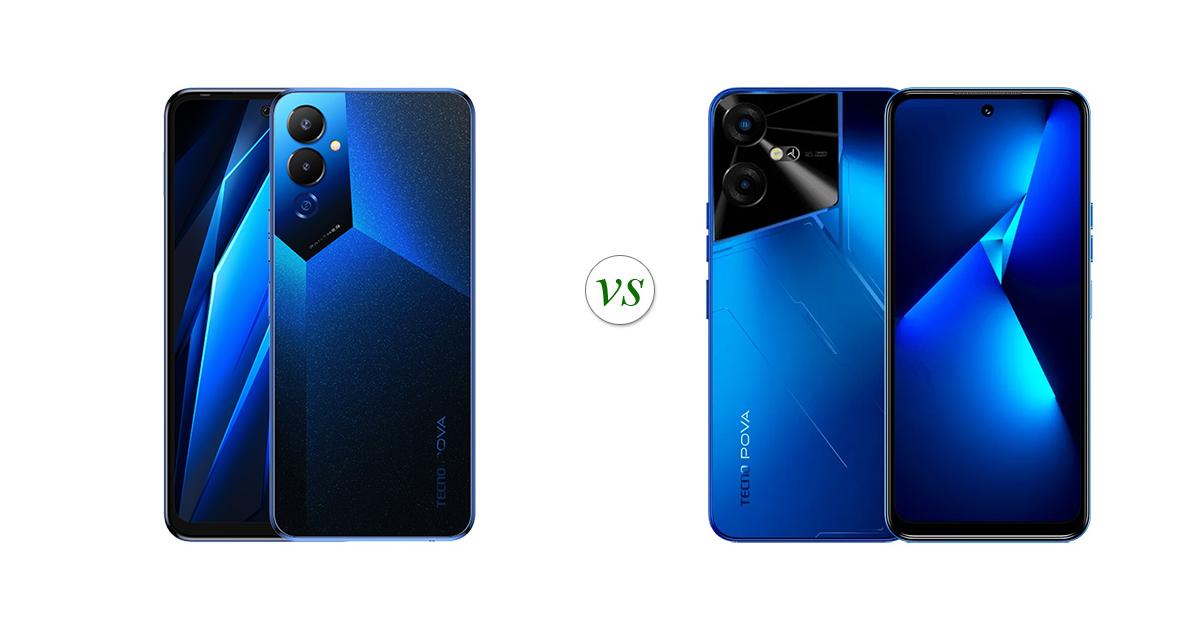 TECNO POVA 4 vs TECNO POVA Neo 3: Side by Side Specs Comparison
