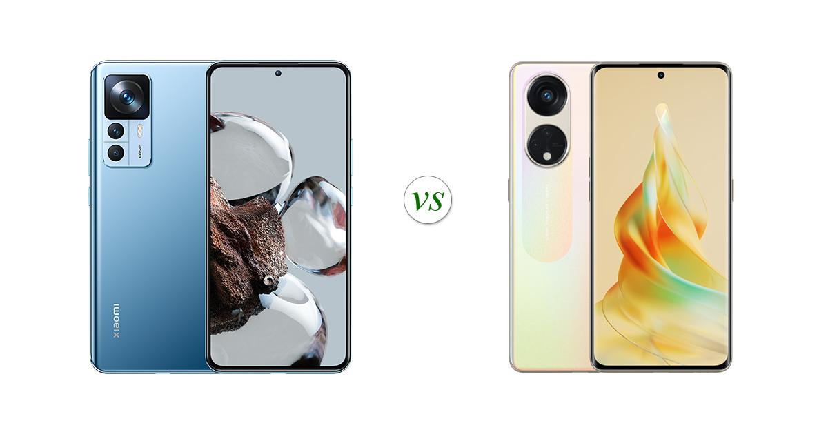 Xiaomi 12T vs OPPO Reno8 T 5G: Side by Side Specs Comparison