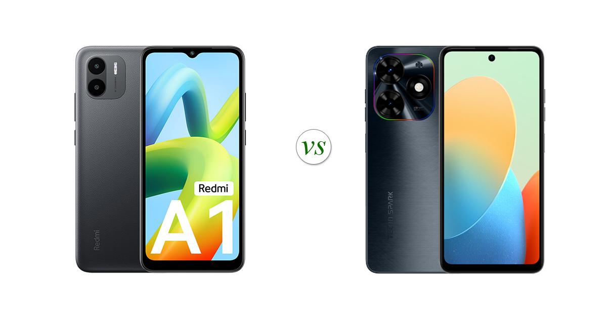 Xiaomi Redmi A1 vs TECNO SPARK Go 2024: Side by Side Specs Comparison