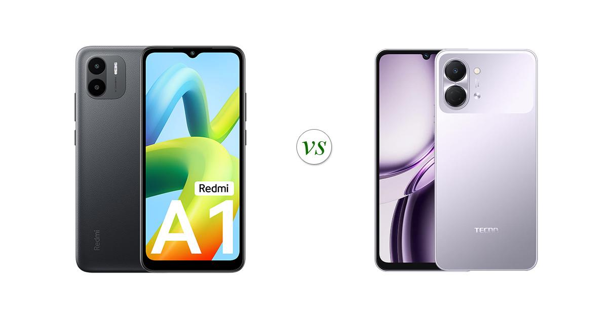 Xiaomi Redmi A1 vs TECNO SPARK Go 3: Side by Side Specs Comparison