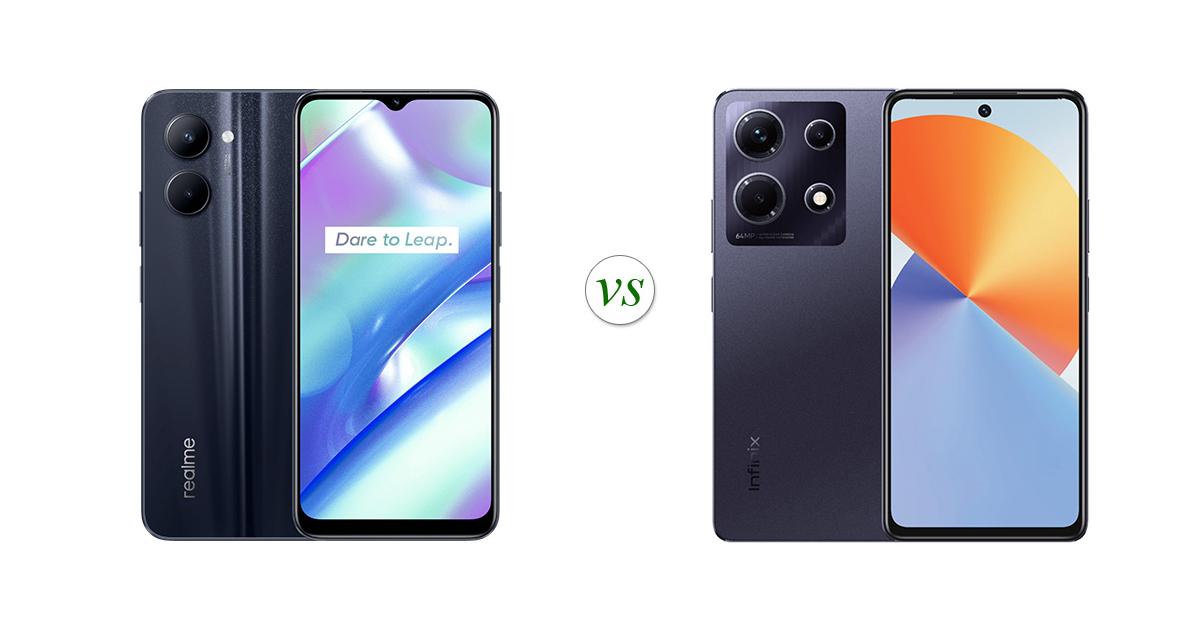 realme C33 vs Infinix NOTE 30: Side by Side Specs Comparison