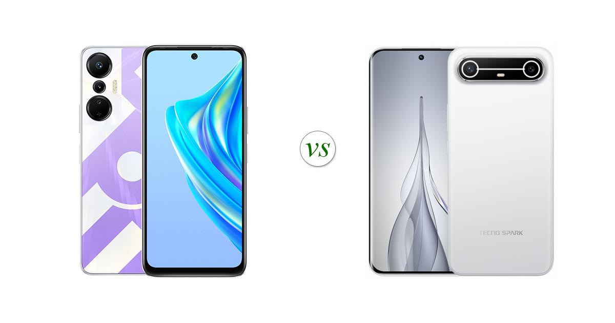 Infinix Hot 20S vs TECNO SPARK Slim: Side by Side Specs Comparison