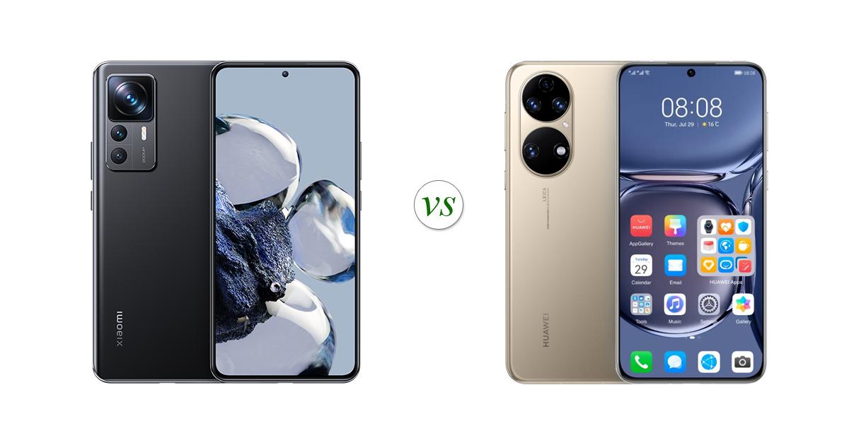 Xiaomi 12T Pro vs Huawei P50: Side by Side Specs Comparison
