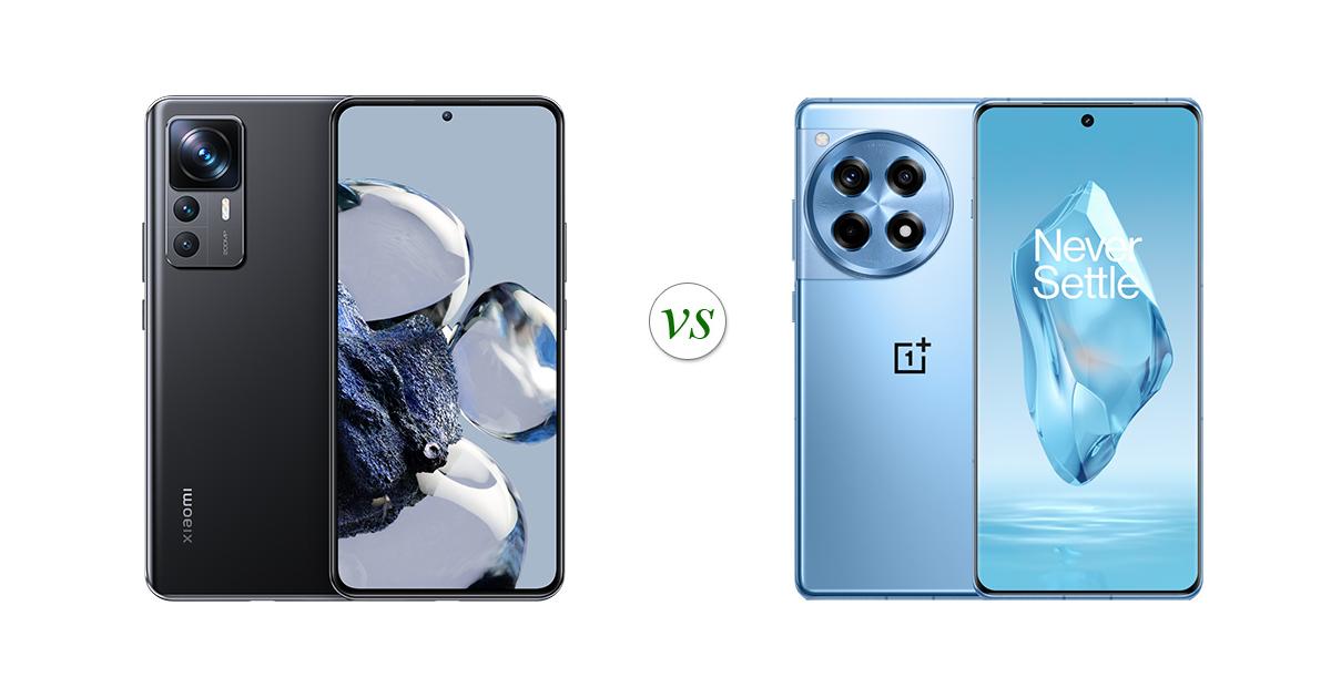 Xiaomi 12T Pro vs OnePlus 12R: Side by Side Specs Comparison