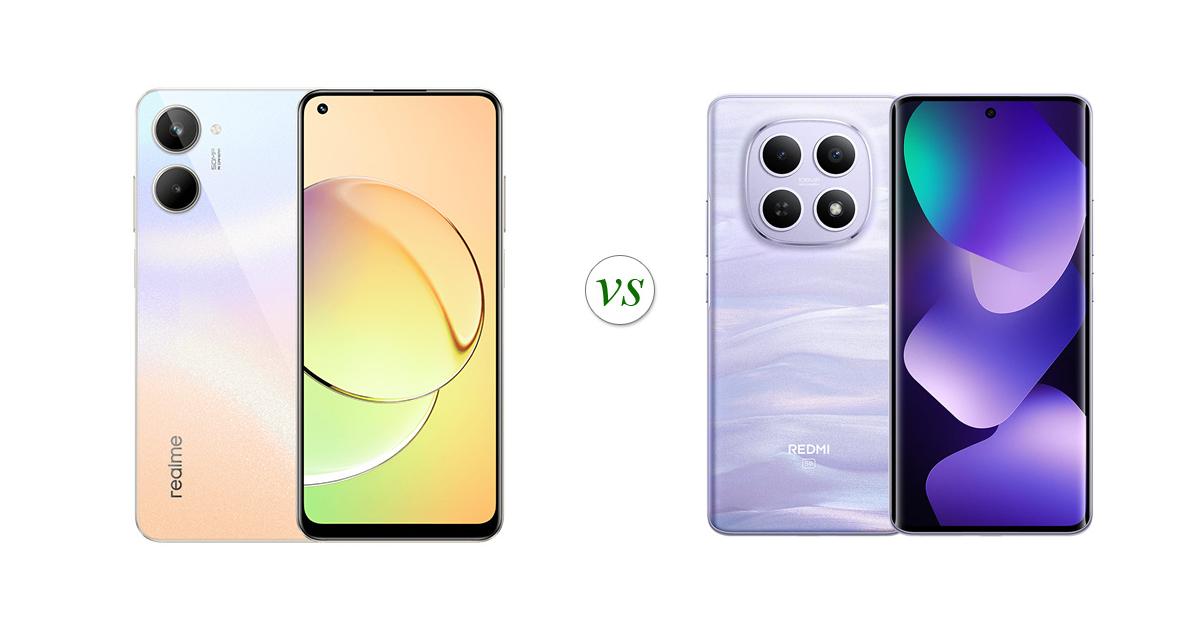 realme 10 vs Redmi Note 15 5G: Side by Side Specs Comparison