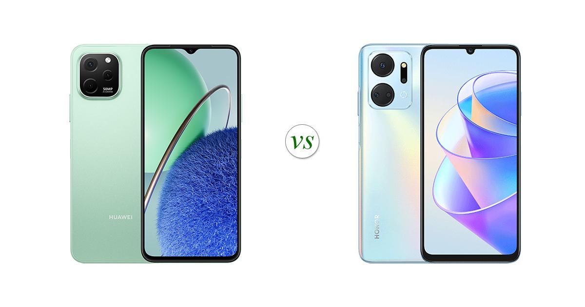 Huawei nova Y61 vs HONOR X7a: Side by Side Specs Comparison