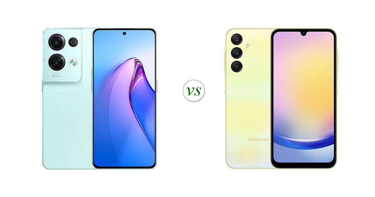 OPPO Reno8 Pro 5G vs Samsung Galaxy A25 5G: Side by Side Specs Comparison