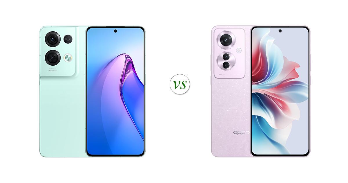 OPPO Reno8 Pro 5G vs OPPO Reno11 F 5G: Side by Side Specs Comparison