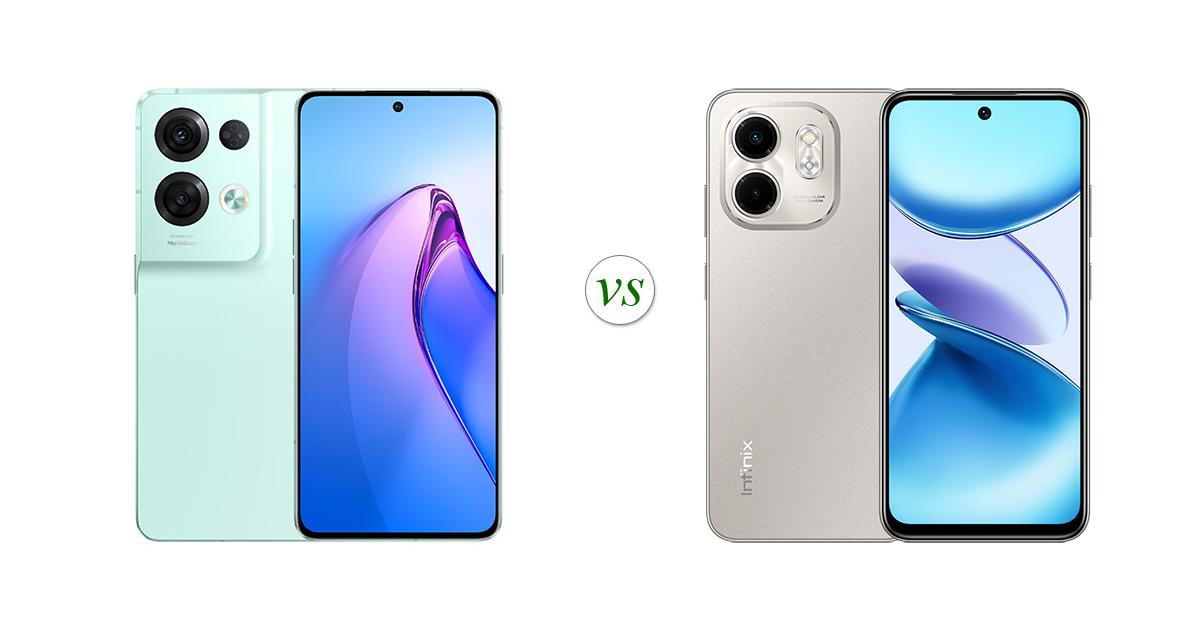 OPPO Reno8 Pro 5G vs Infinix SMART 9: Side by Side Specs Comparison